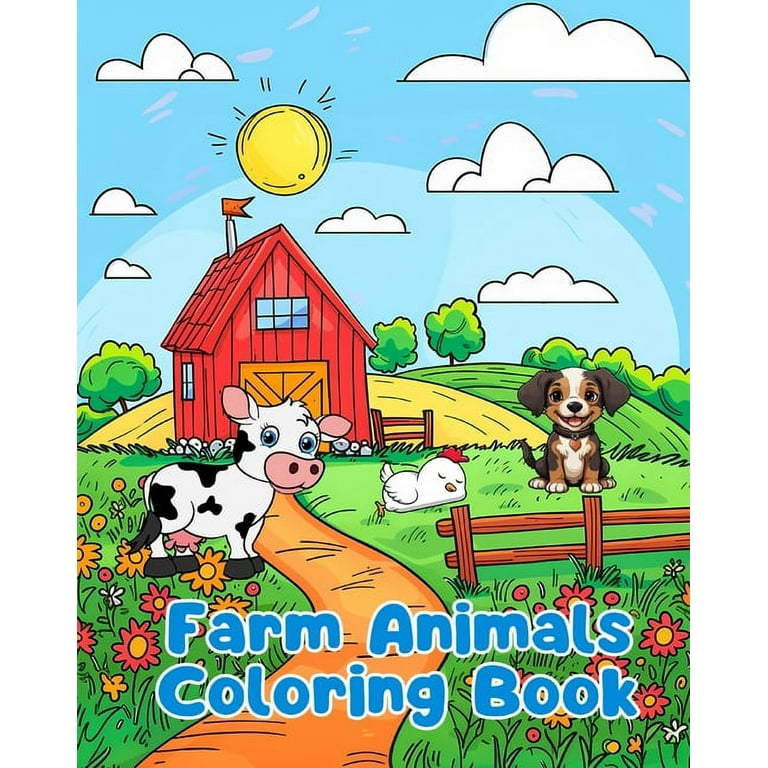 farm dog coloring pages