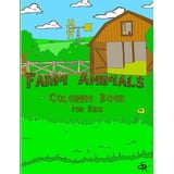 Farm Animals Coloring Book for Kids - SK -: SK Coloring Book ...