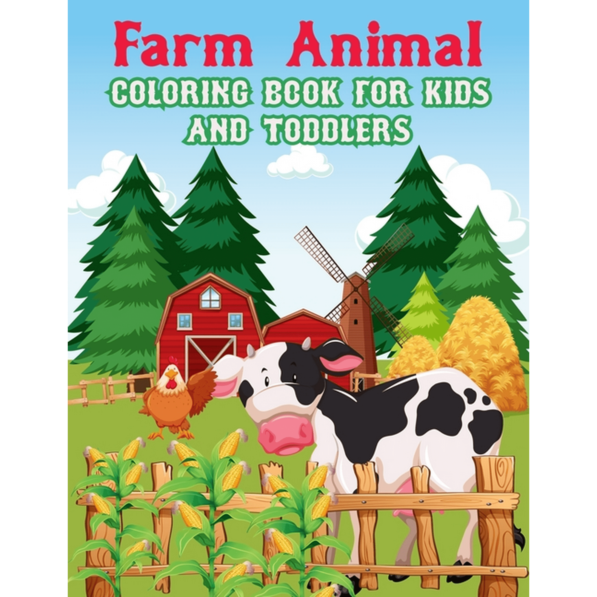 Baby Farm Animal Coloring Pages For Kids
