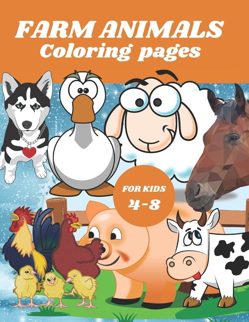 Kindergarten Farm Animal Coloring Pages