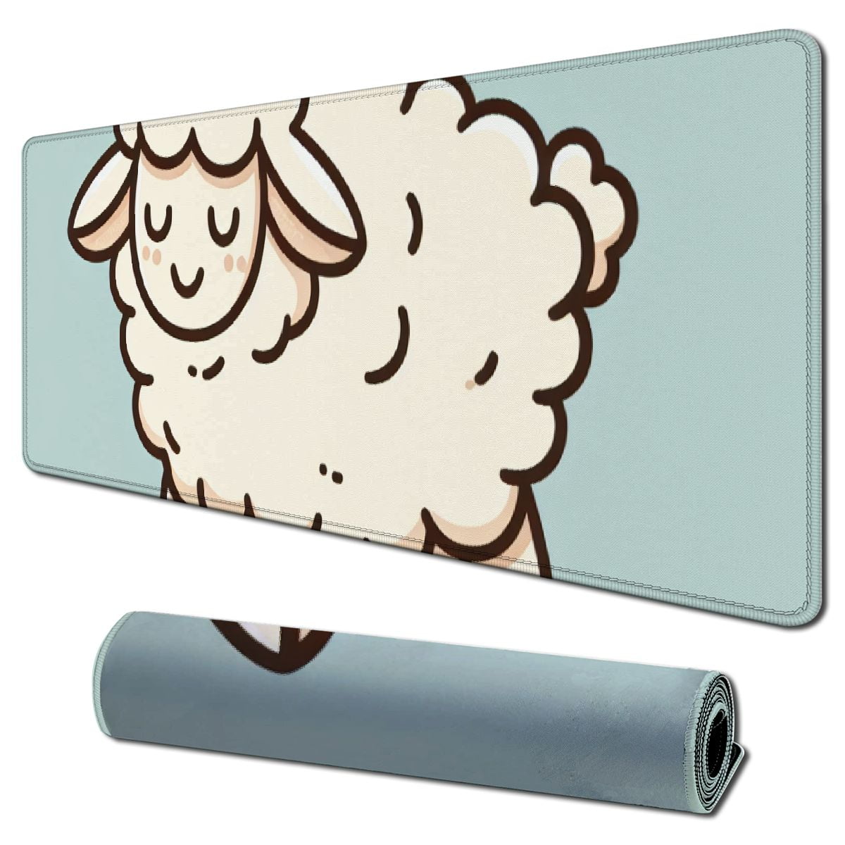 Farm Animals Cute Sheep Large Mouse Pad Gaming Mouse Pad Extended ...