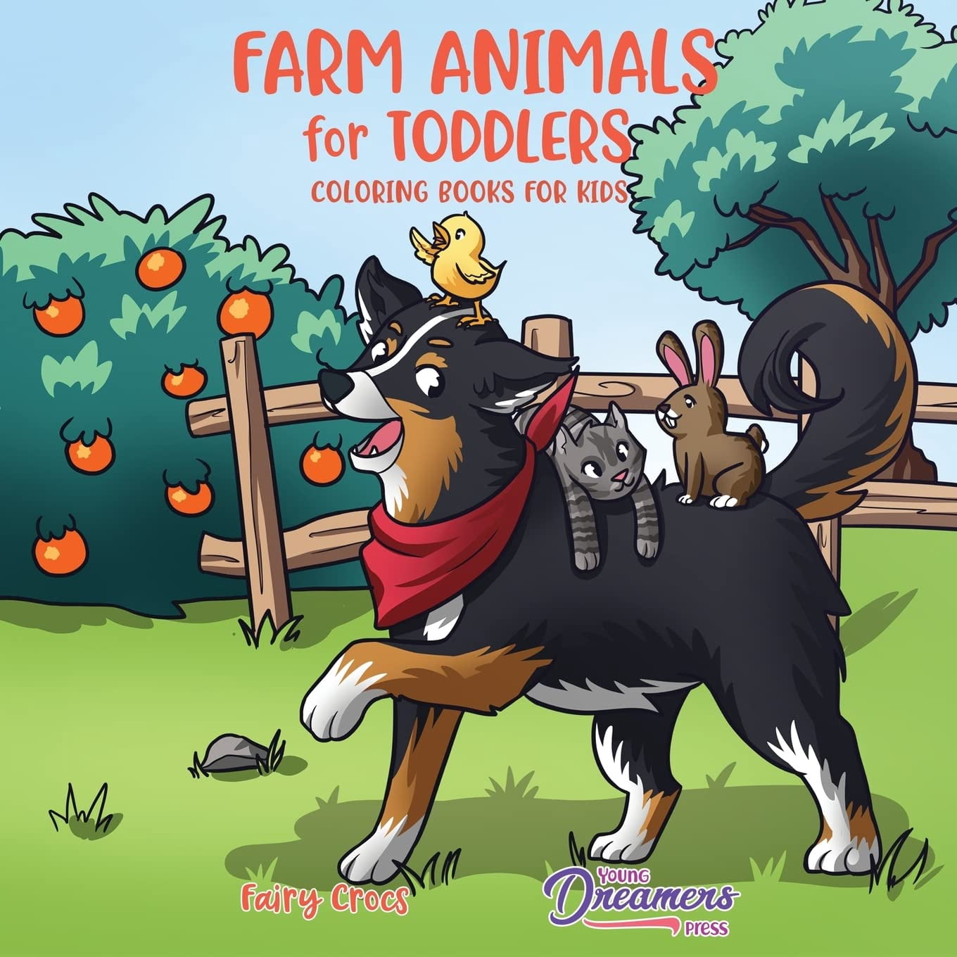 Farm Animals For Toddlers: Little Farm Life Coloring Books For Kids ...