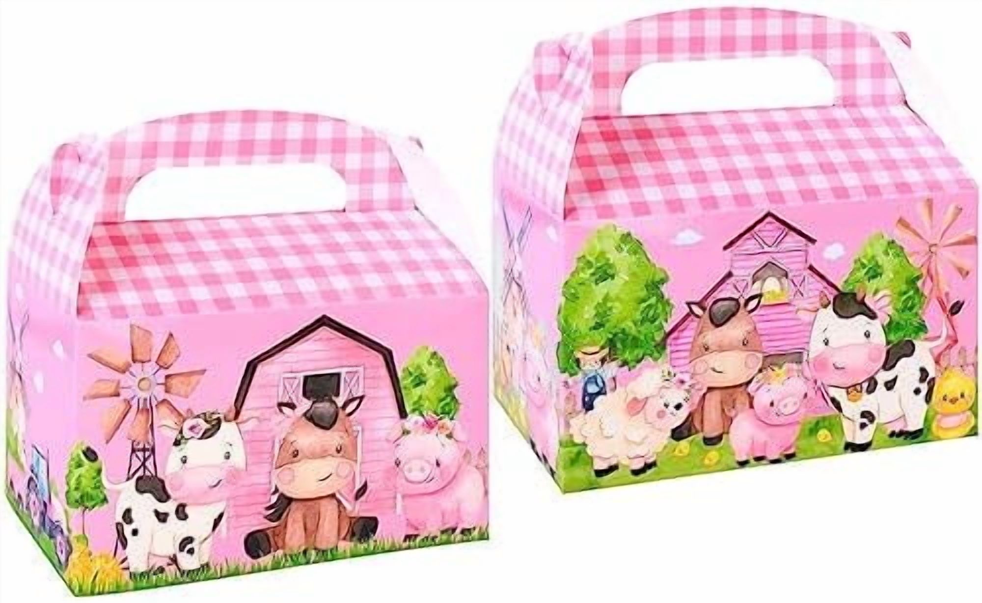 Farm Animals Party Favor Treat Boxes 12Pcs Farm Animals Gift Boxes ...