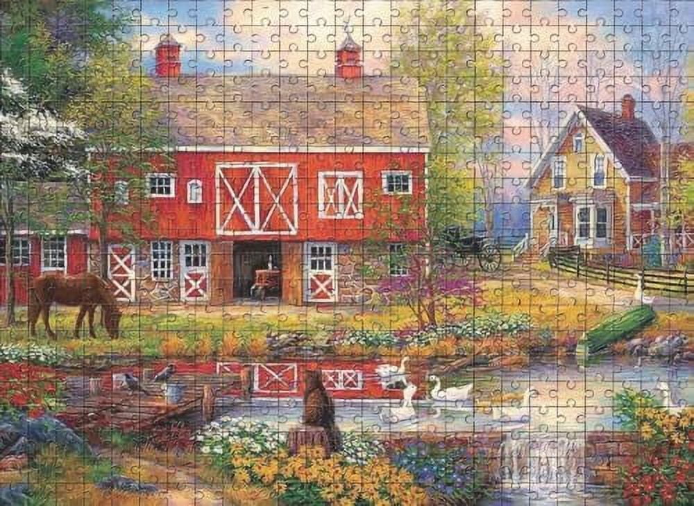 Farm Animals Puzzles for Adults 1000 Pieces, Reflections on Country ...