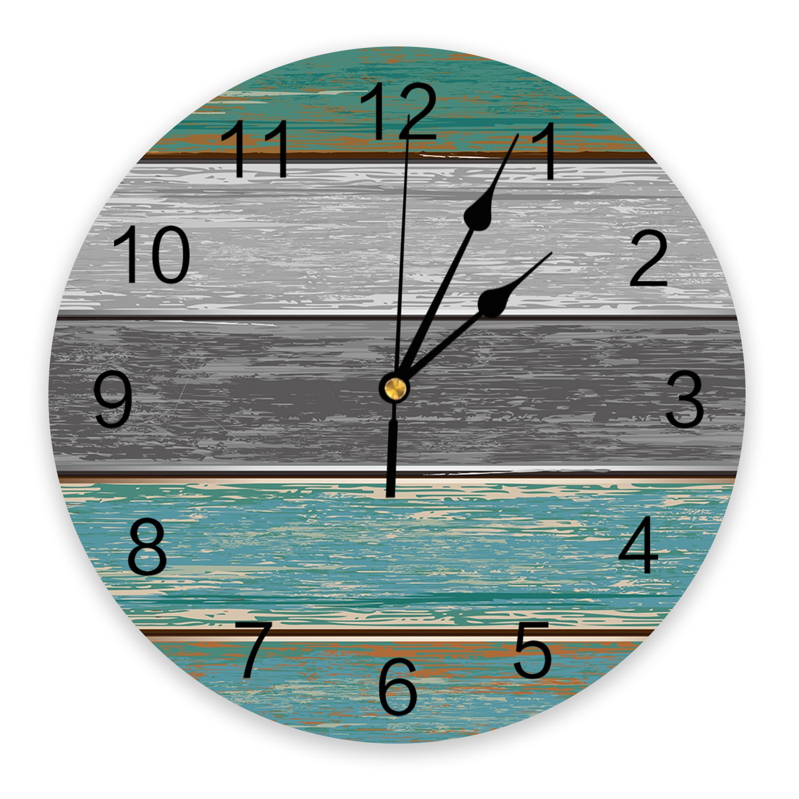 Farm Barn Lavender Purple Gradient Large Wall Clock Dinning Restaurant ...