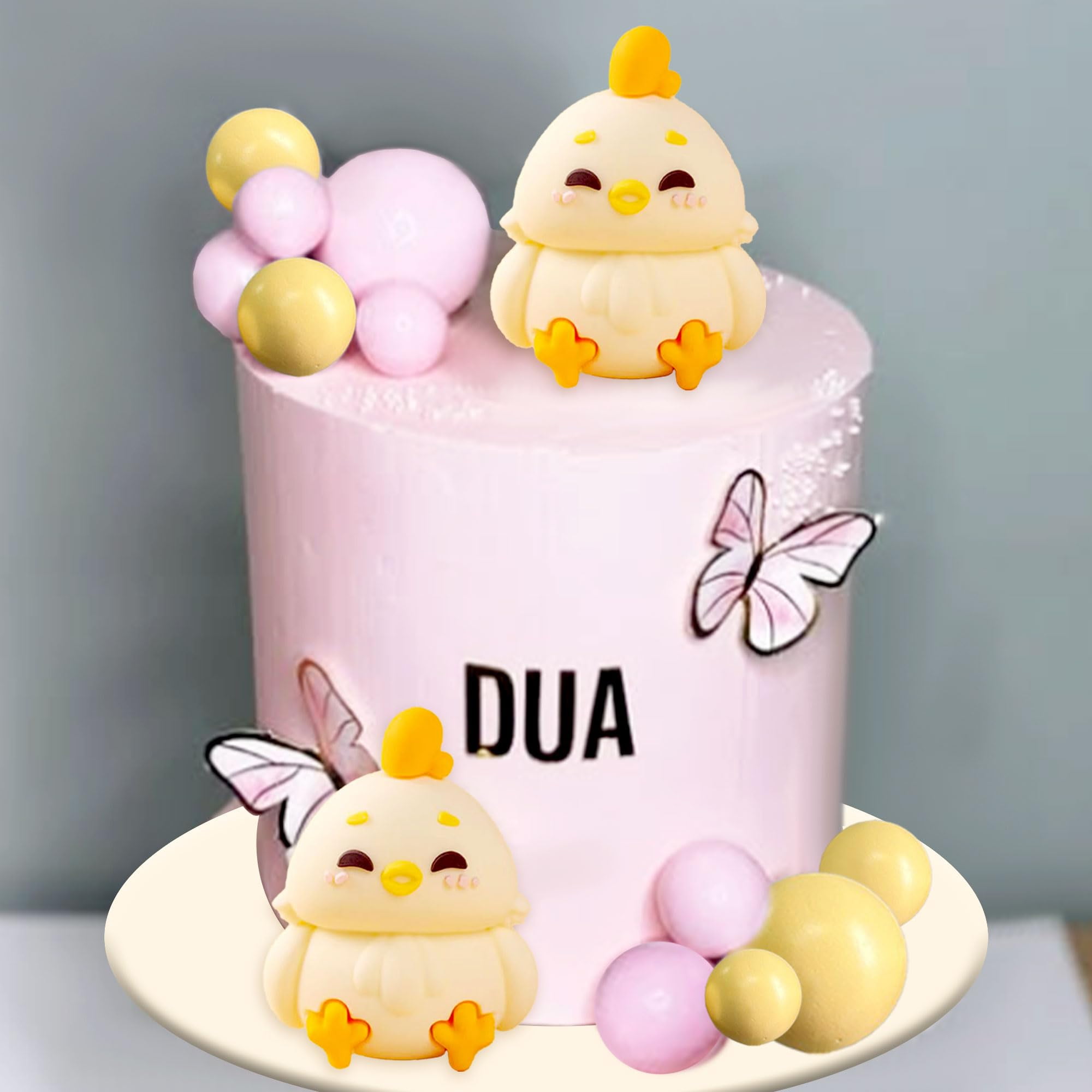 Farm Cake Toppers Chicken Birthday Cake Topper MDH1Farm Animal Cake ...