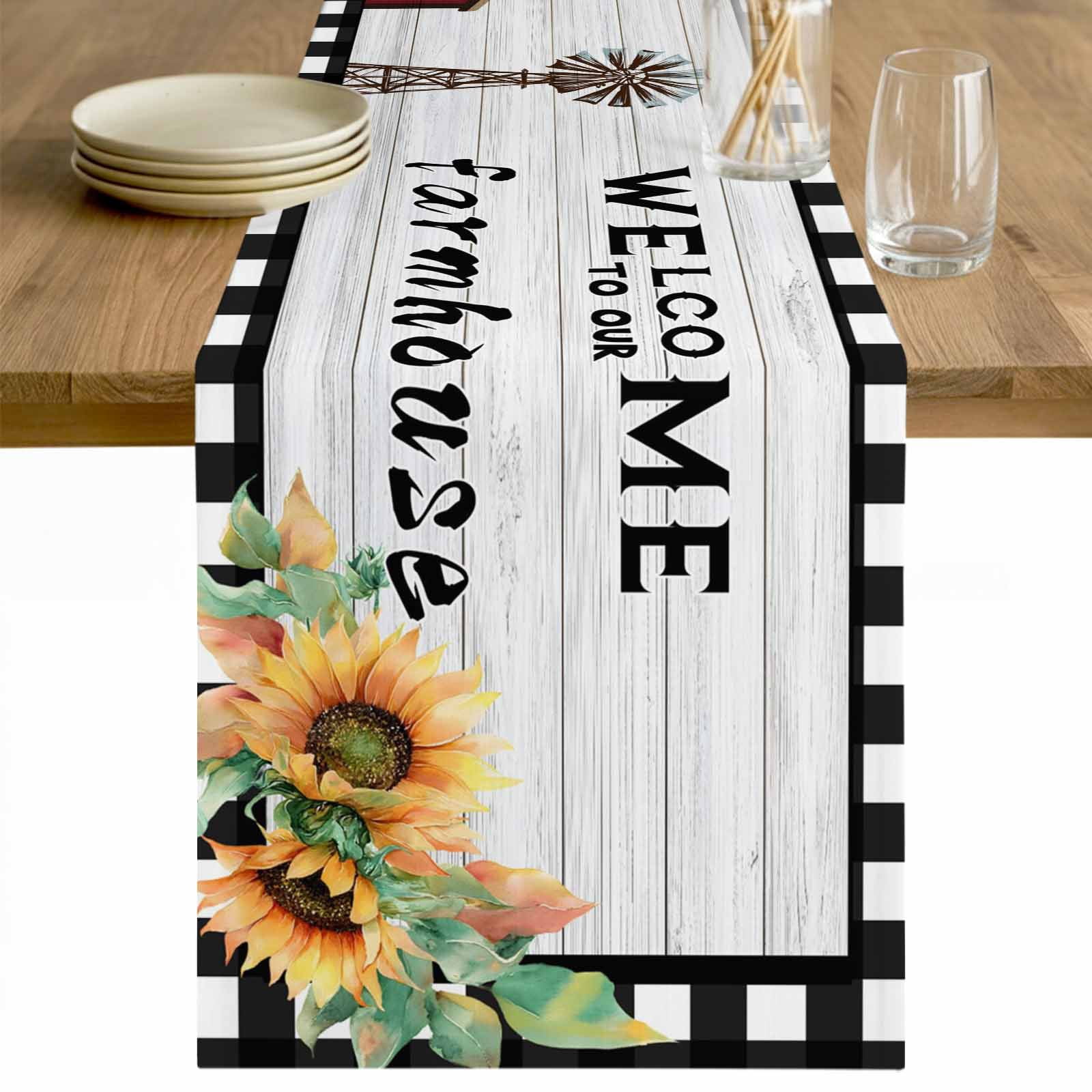 Farm Cow Table Runner 60 Inches Long Farmhouse Dress Scarves, Country ...