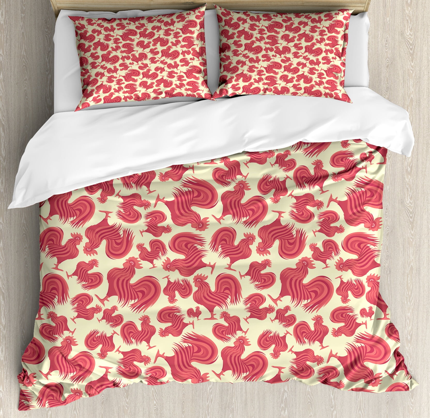 Farm Duvet Cover Sets, Repeated Illustration of Numerous Abstract ...