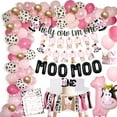 Farm First Birthday Party Decorations - Holy Cow, 1st Birthday for ...