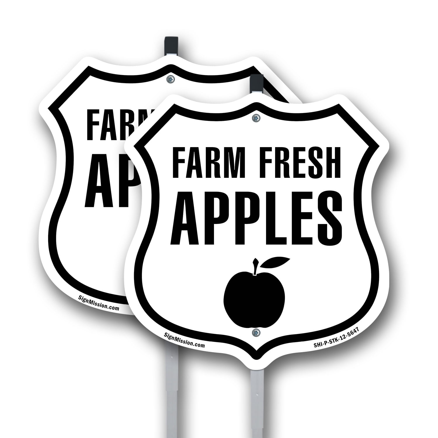 Farm Fresh Apples (possible list of other fruit) (2 Pack) 12 inch X 12 ...