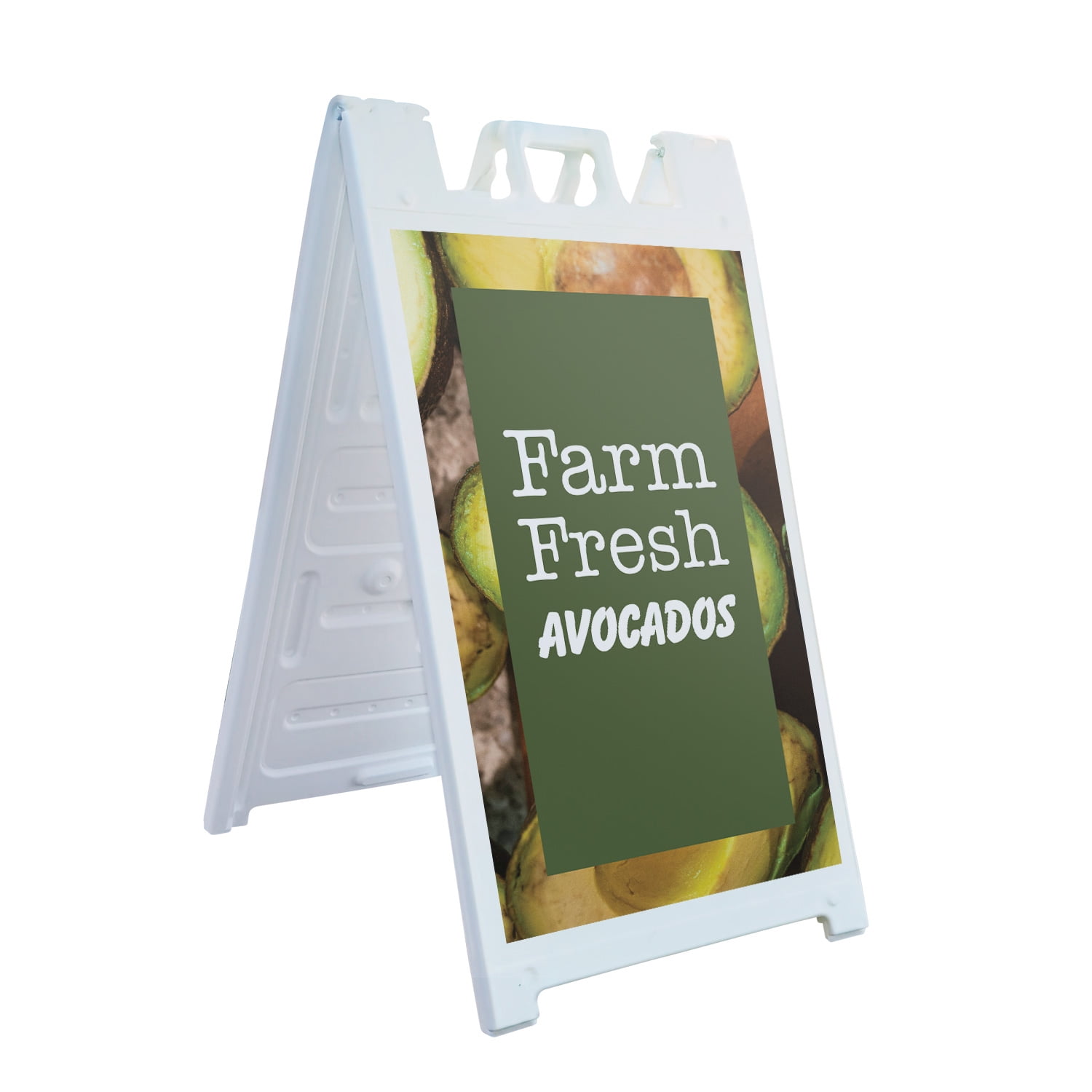 Farm Fresh Avocados 24" x 36" Double Sided A-Frame Sidewalk Sign ...