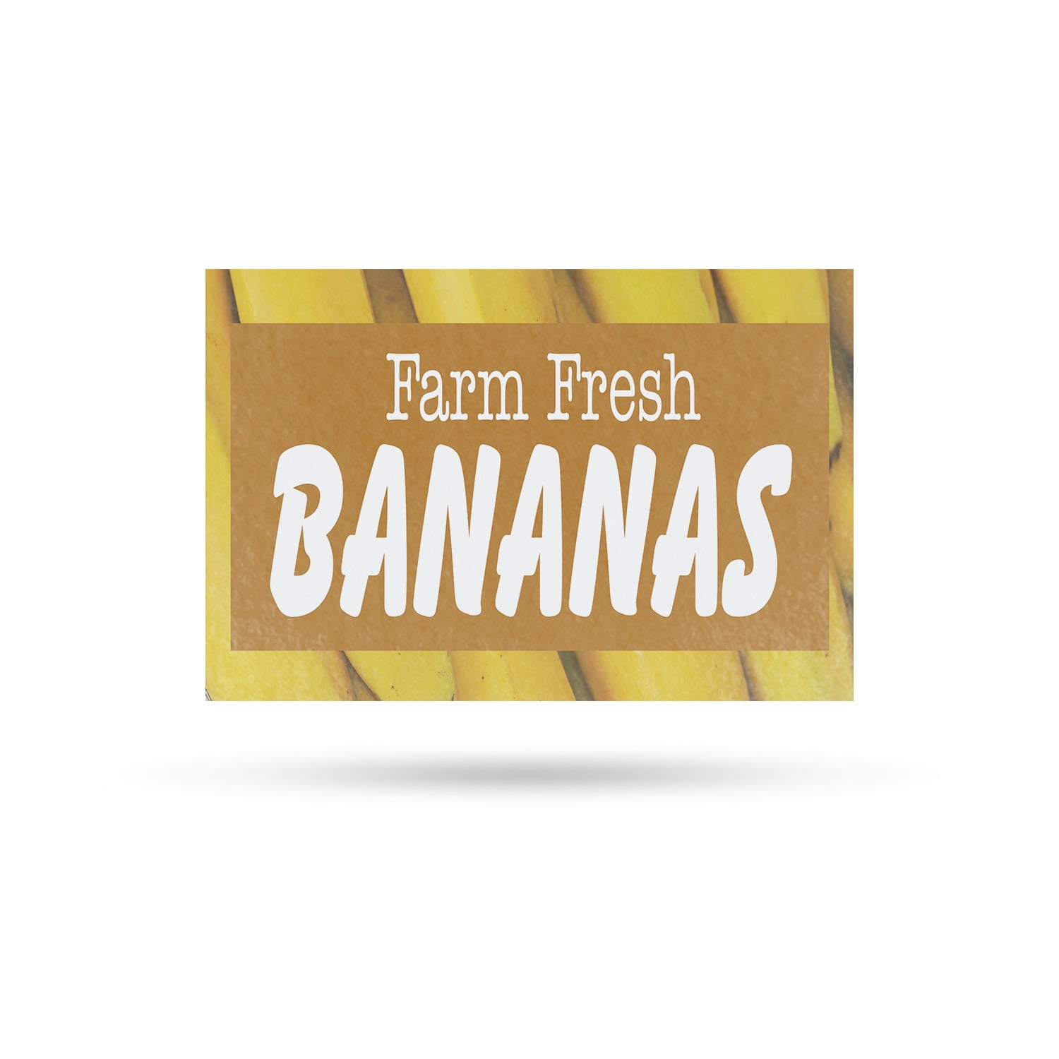 Farm Fresh Bananas Vinyl Decal 24 Inch x 36 Inch Weatherproof Heavy ...