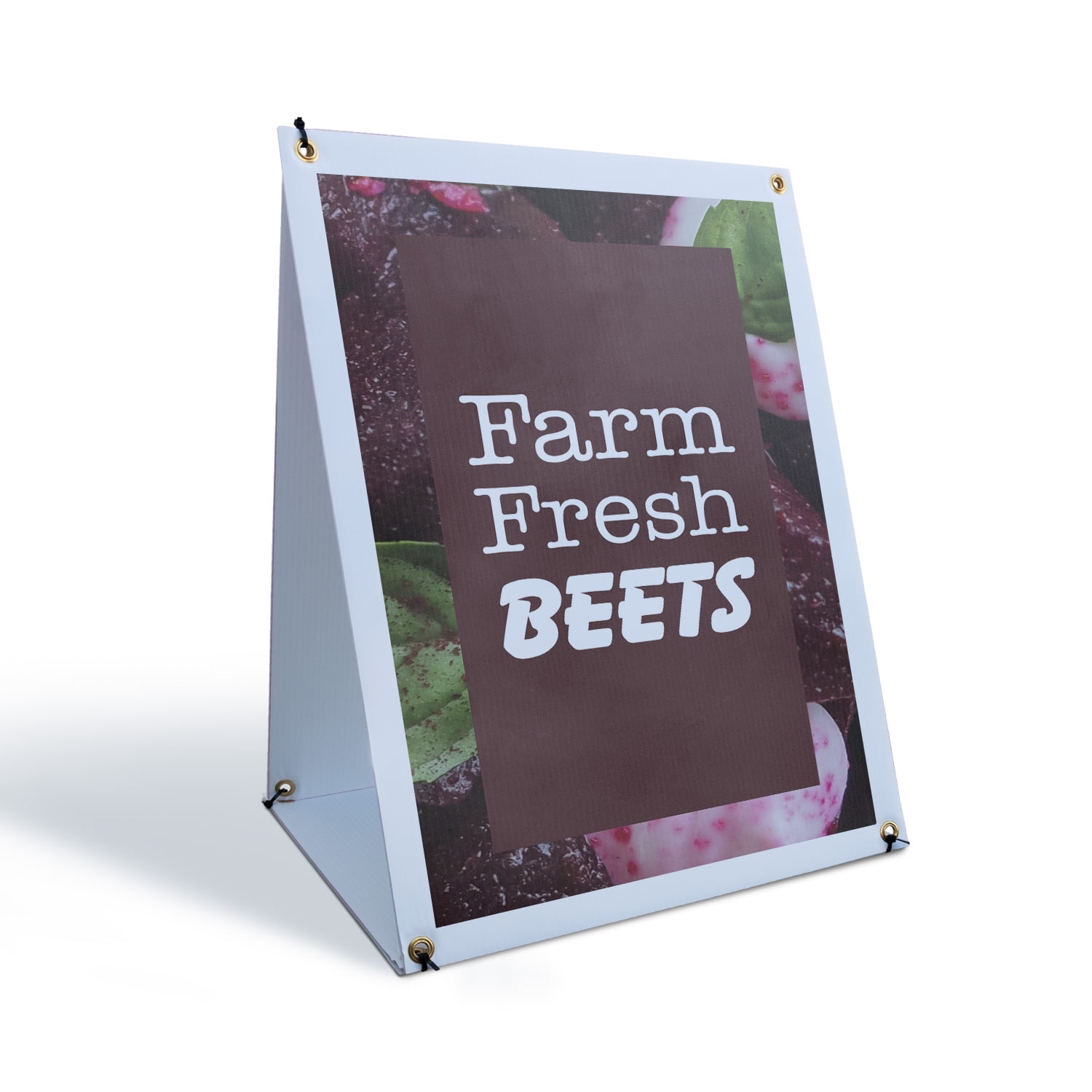 Farm Fresh Beets Sidewalk Sign 24 Inch x 36 Inch A-Frame Images On Both ...