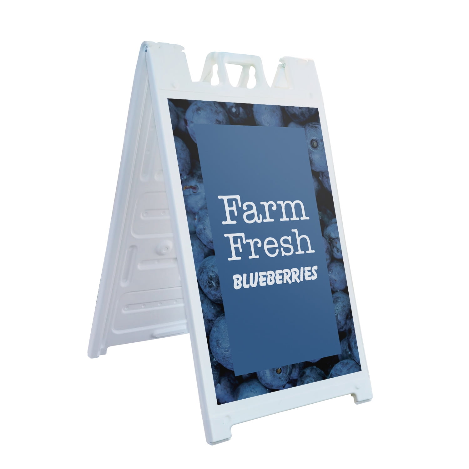 Farm Fresh Blueberries 24" x 36" Double Sided A-Frame Sidewalk Sign ...