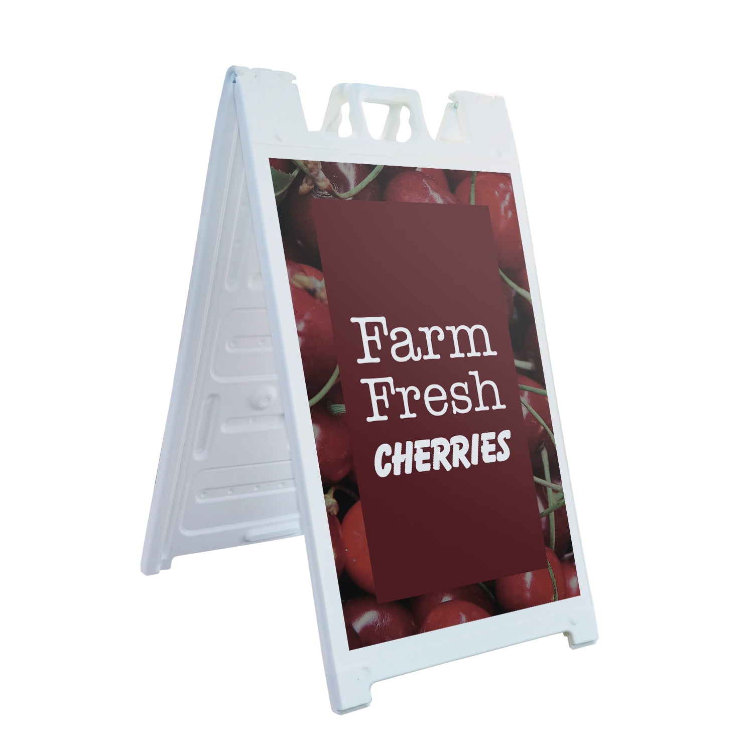 Farm Fresh Cherries 24" x 36" Double Sided A-Frame Sidewalk Sign ...