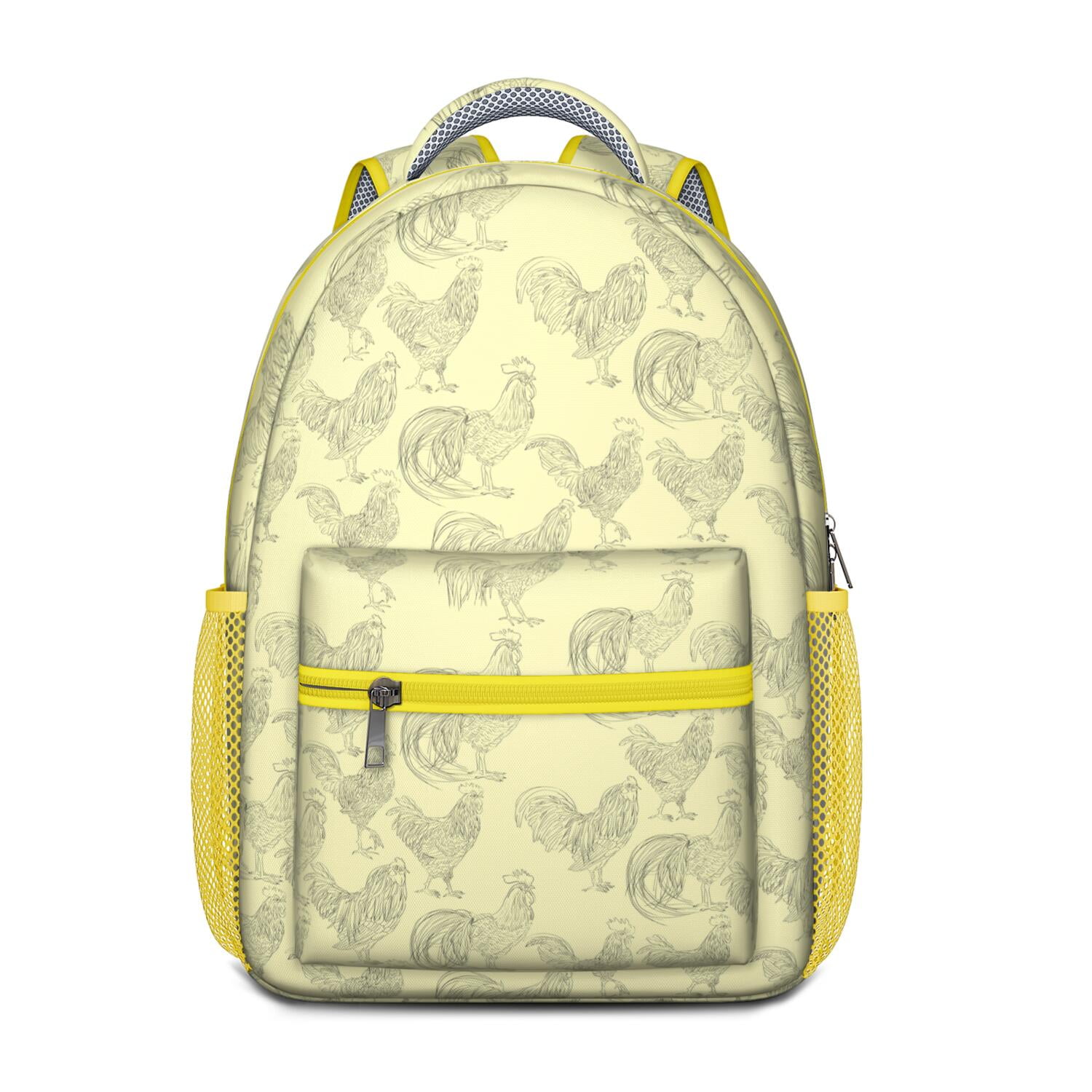 Farm Fresh Chicken and Egg Art Backpack – Watercolor Hen and Garden ...