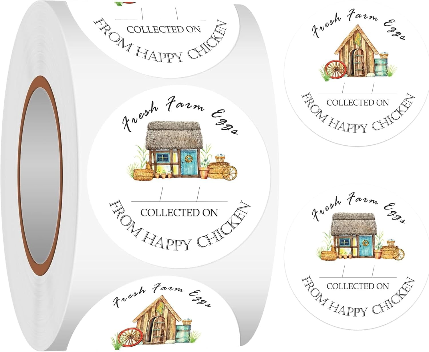 Farm Fresh Eggs Stickers Egg Carton Labeling Stickers 2 Inch-Fresh Egg ...