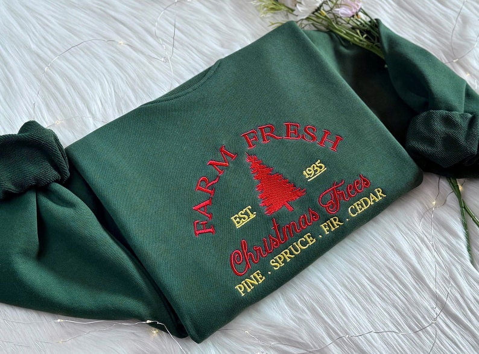 Farm Fresh Embroidered Sweatshirt - Walmart.com