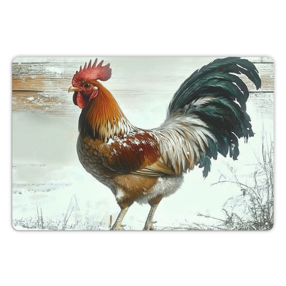 Farm Fresh Feed Butt Nuggets Retro Wall Decoration Farmer Gift Cock ...