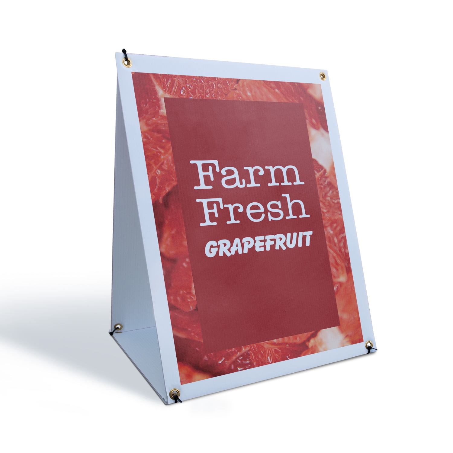 Farm Fresh Grapefruit Sidewalk Sign 24 Inch x 36 Inch A-Frame Images On ...