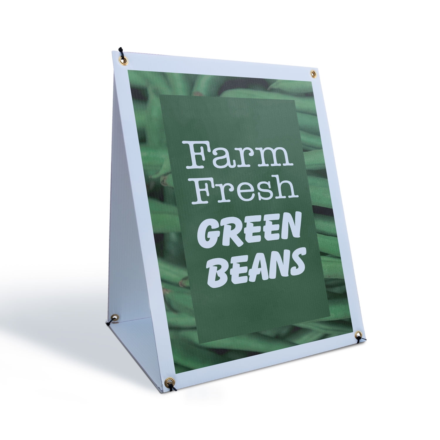 Farm Fresh Green Beans Sidewalk Sign 18 Inch x 24 Inch A-Frame Images ...