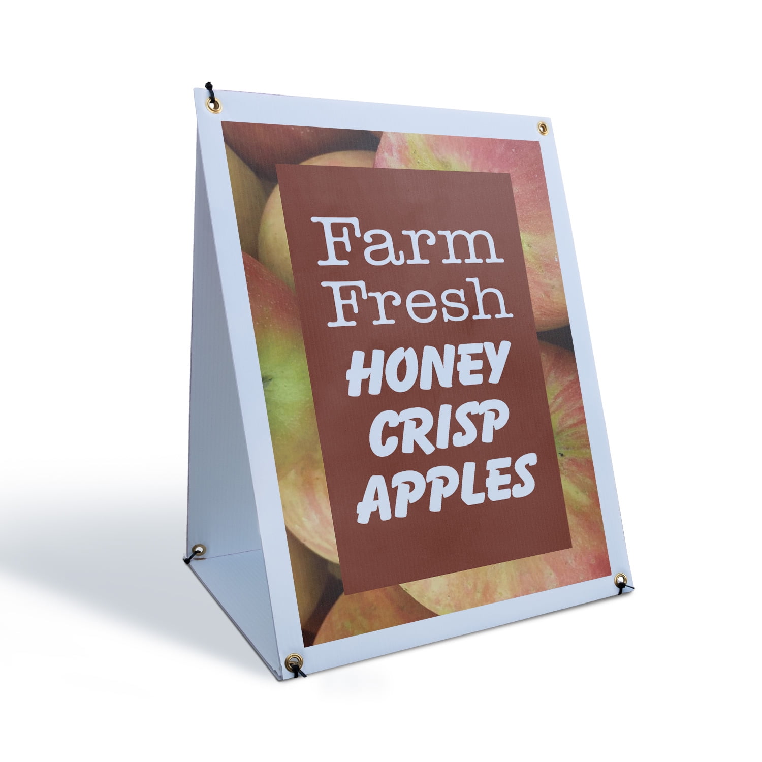 Farm Fresh Honey Crisp Apples Sidewalk Sign 24 Inch x 36 Inch A-Frame ...