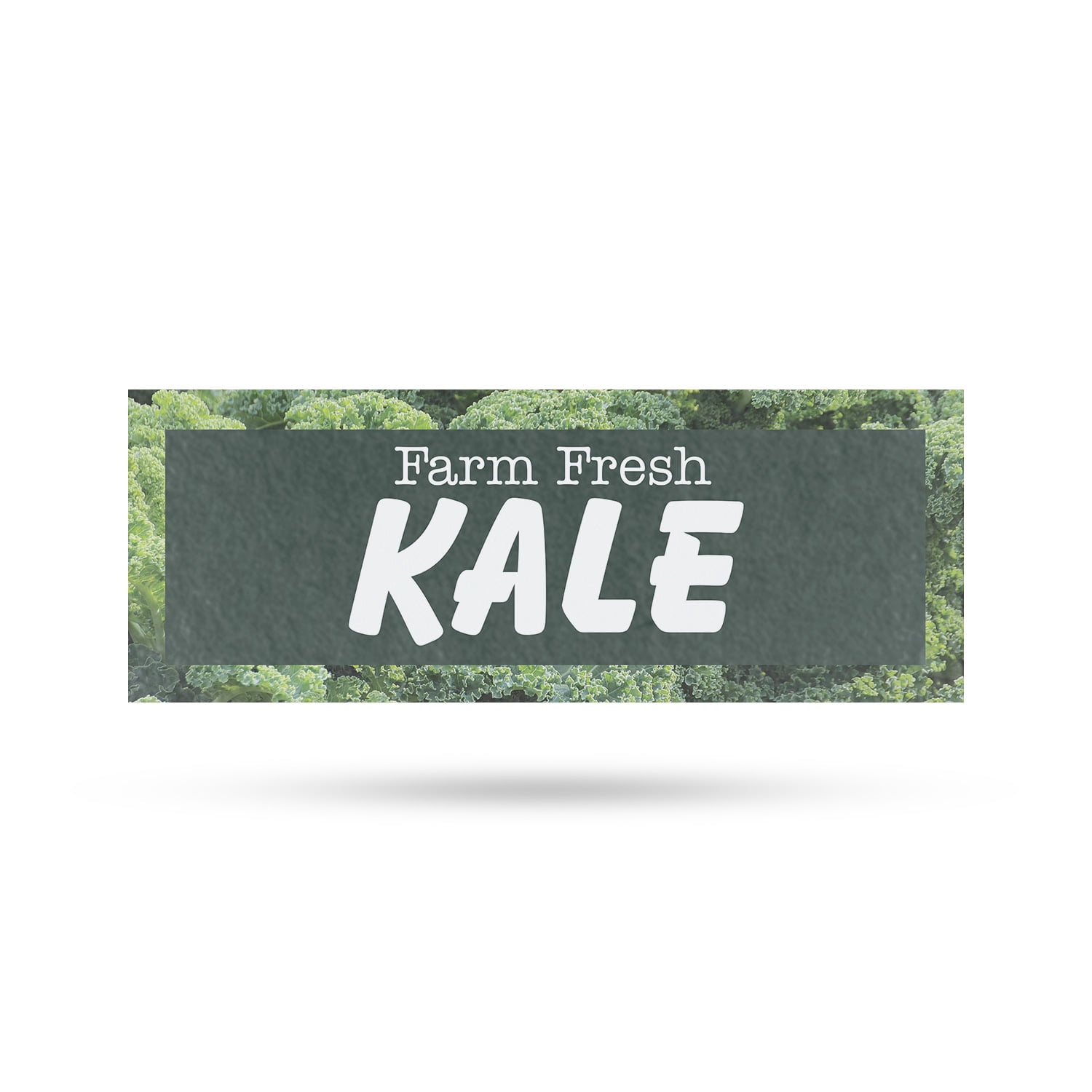Farm Fresh Kale Vinyl Decal 36 Inch x 14 Inch Weatherproof Heavy-Duty ...