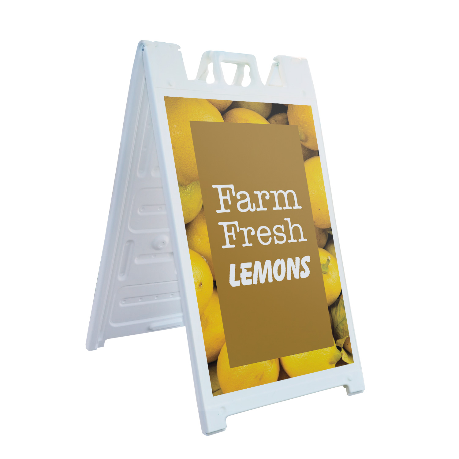 Farm Fresh Lemons 24" x 36" Double Sided A-Frame Sidewalk Sign Includes ...