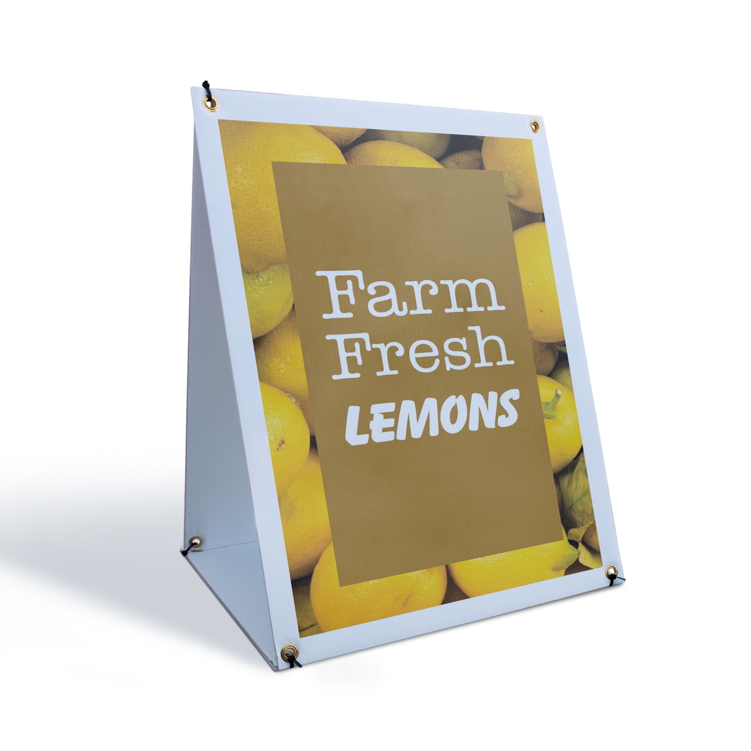 Farm Fresh Lemons Sidewalk Sign 24 Inch x 36 Inch A-Frame Images On ...