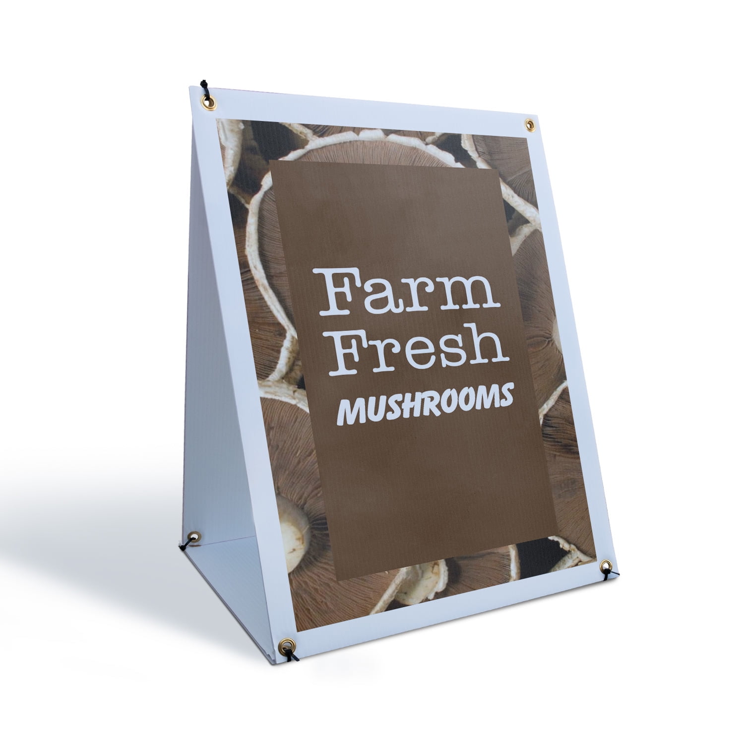 Farm Fresh Mushrooms Sidewalk Sign 18 Inch x 24 Inch A-Frame Images On ...