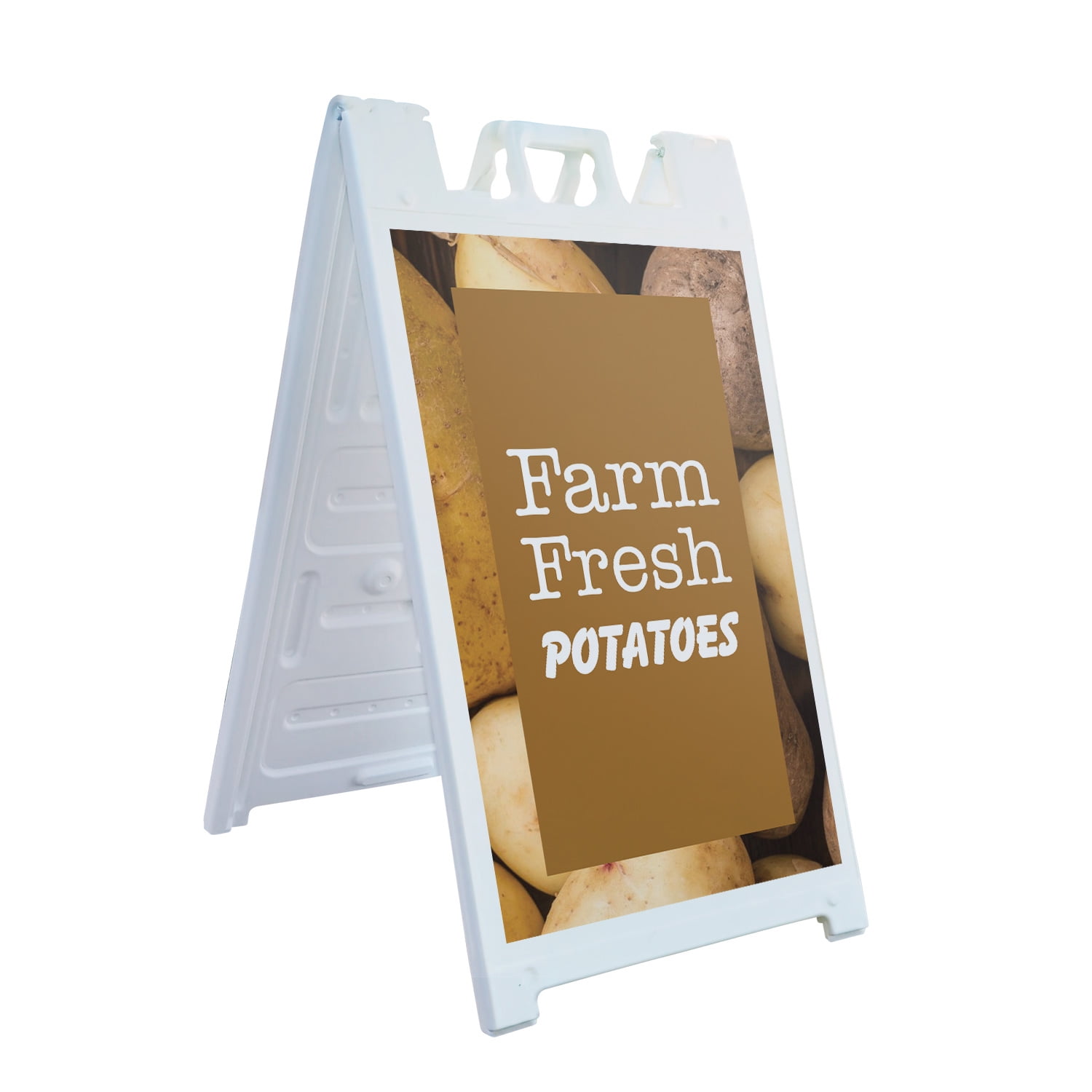 Farm Fresh Potatoes 24" x 36" Double Sided A-Frame Sidewalk Sign ...