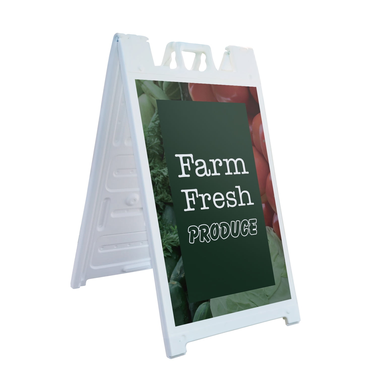 Farm Fresh Produce 24" x 36" Double Sided A-Frame Sidewalk Sign ...