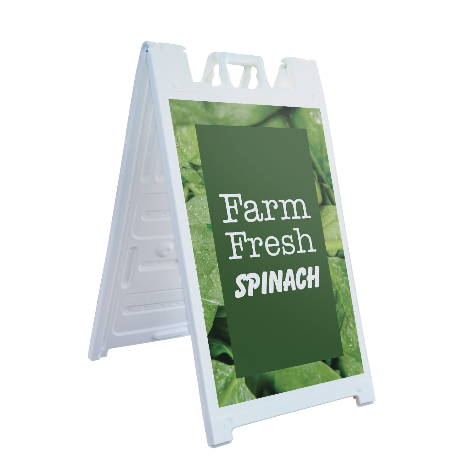 Farm Fresh Spinach 24" x 36" Double Sided A-Frame Sidewalk Sign ...