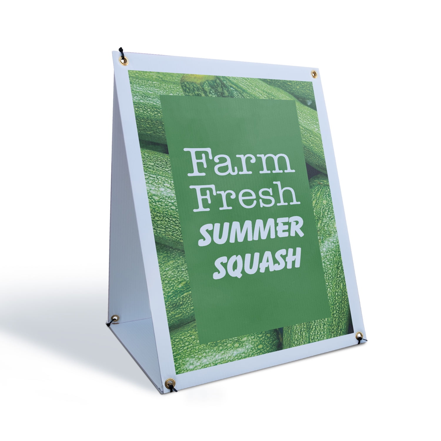 Farm Fresh Summer Squash Sidewalk Sign 24 Inch x 36 Inch A-Frame Images ...