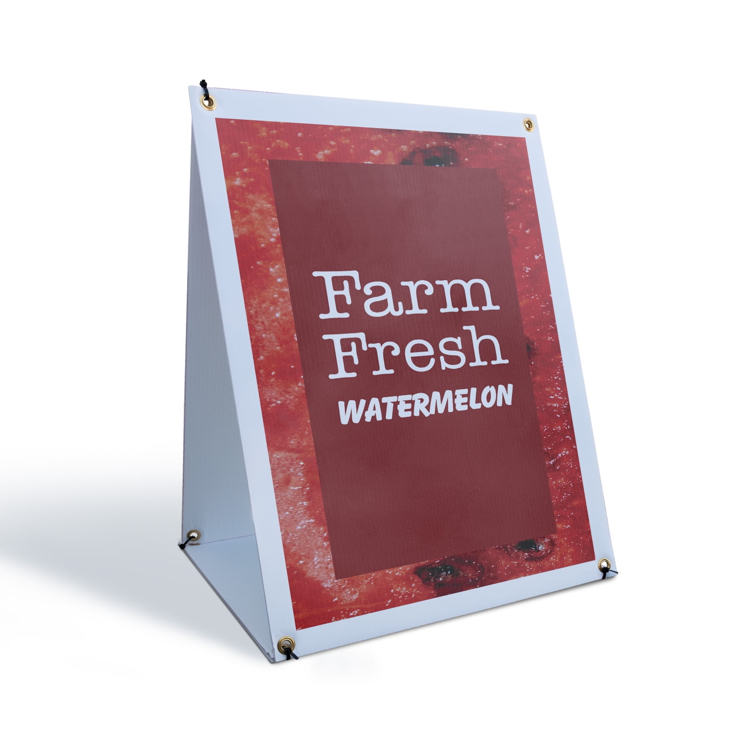 Farm Fresh Watermelon Sidewalk Sign 24 Inch x 36 Inch A-Frame Images On ...