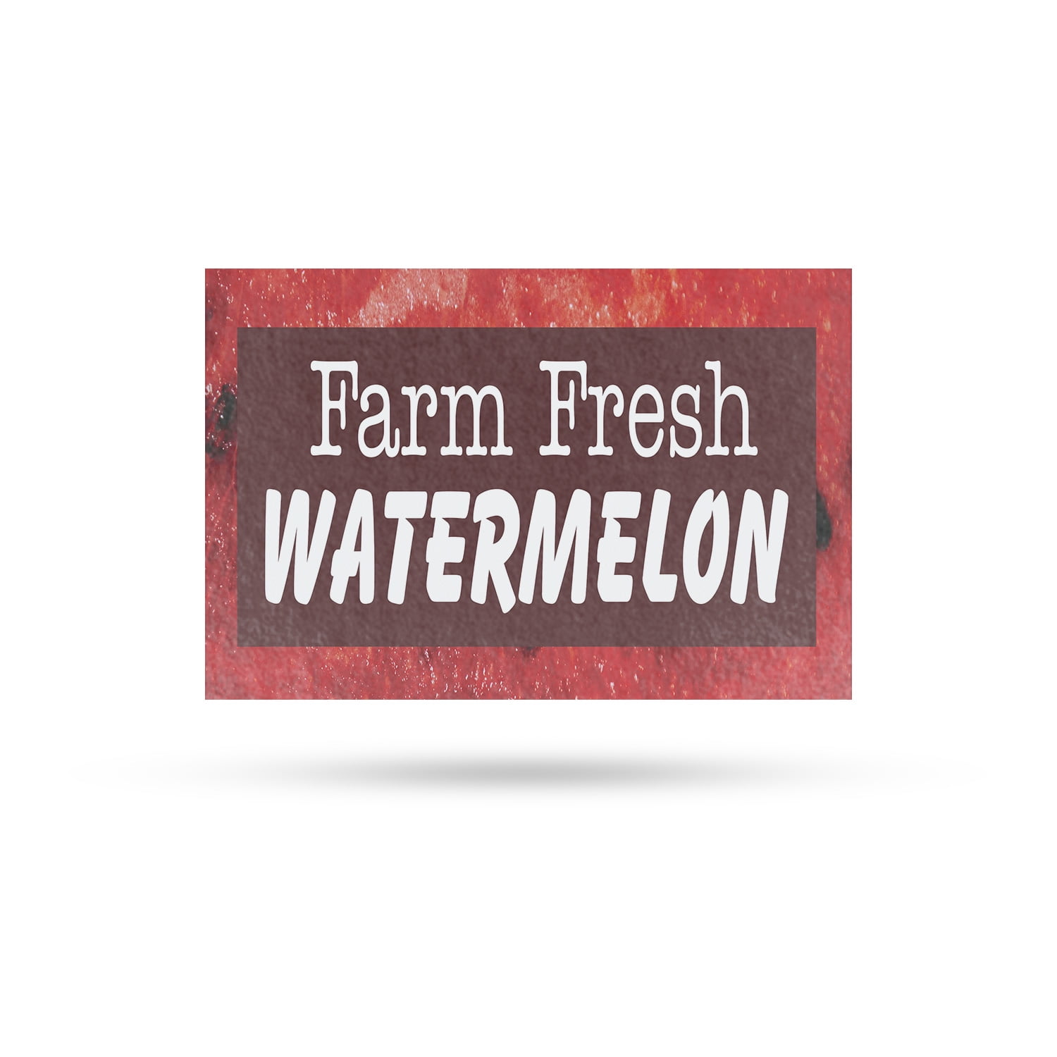 Farm Fresh Watermelon Vinyl Decal 24 Inch x 36 Inch Weatherproof Heavy ...