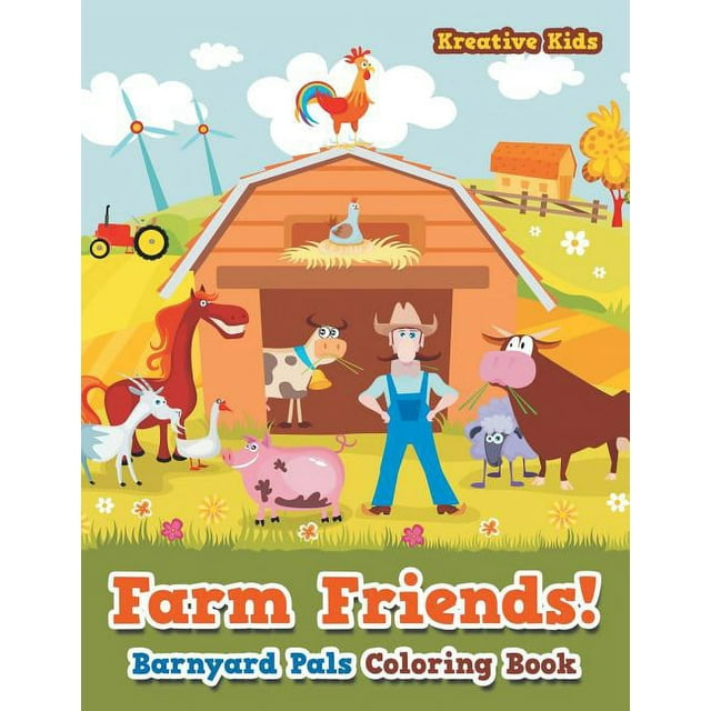 Farm Friends! Barnyard Pals Coloring Book (Paperback) - Walmart.com