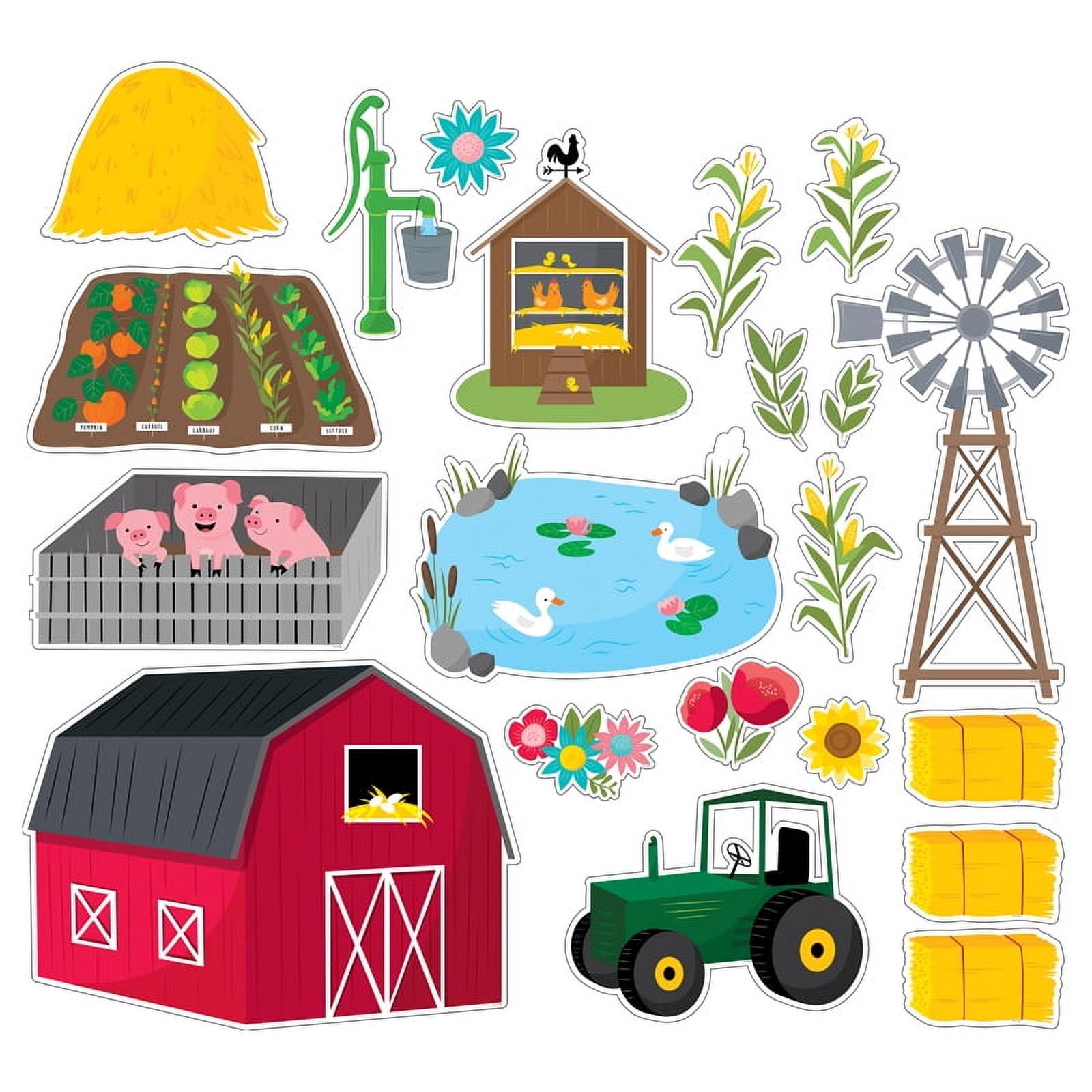 Farm Friends Farm Fun Bulletin Board Set | Bundle of 10 Sets - Walmart.com