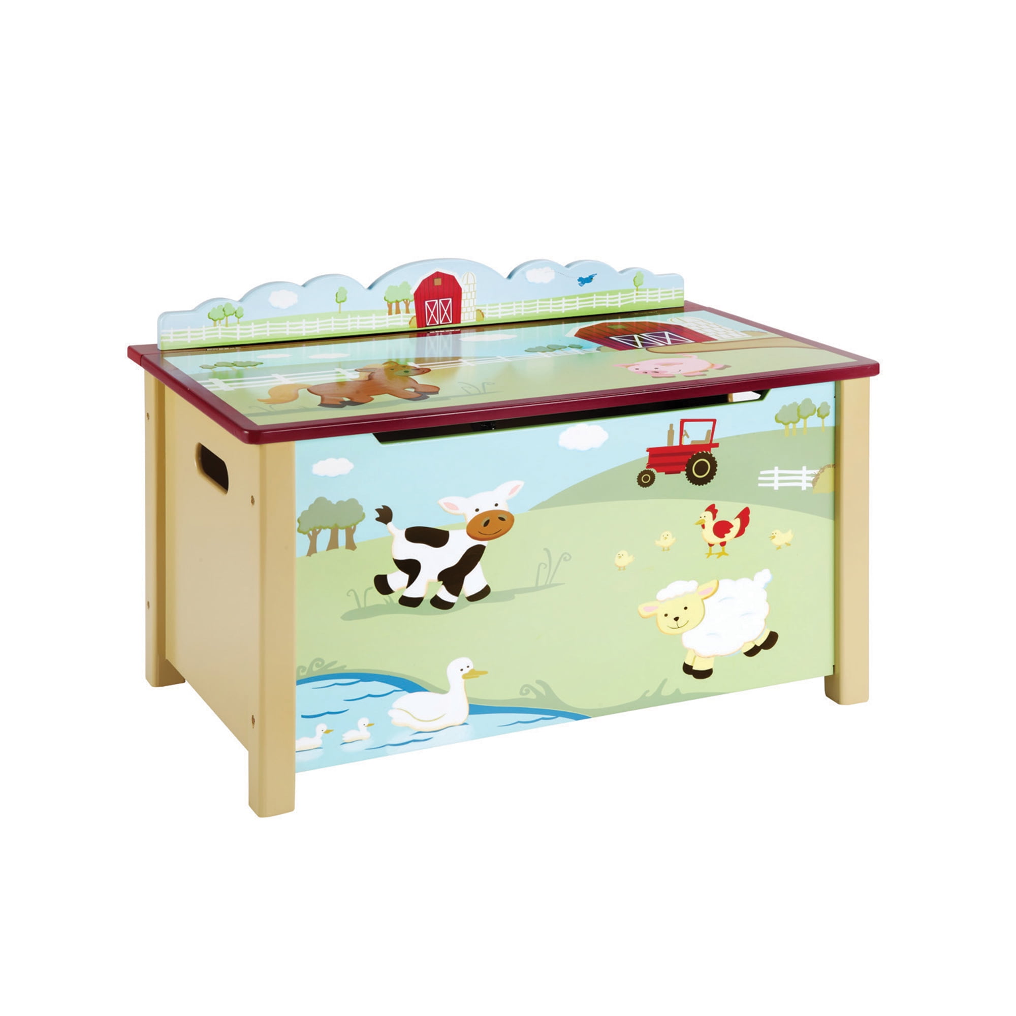 Farm Friends Toy Box - Walmart.com