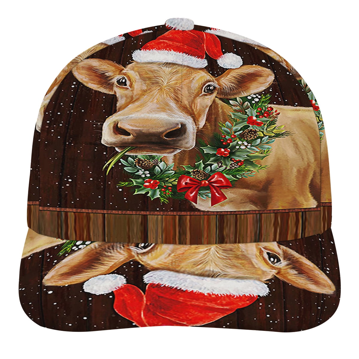 Farm Funny Cow Cattle ChriStas baseball cap hat - Walmart.com