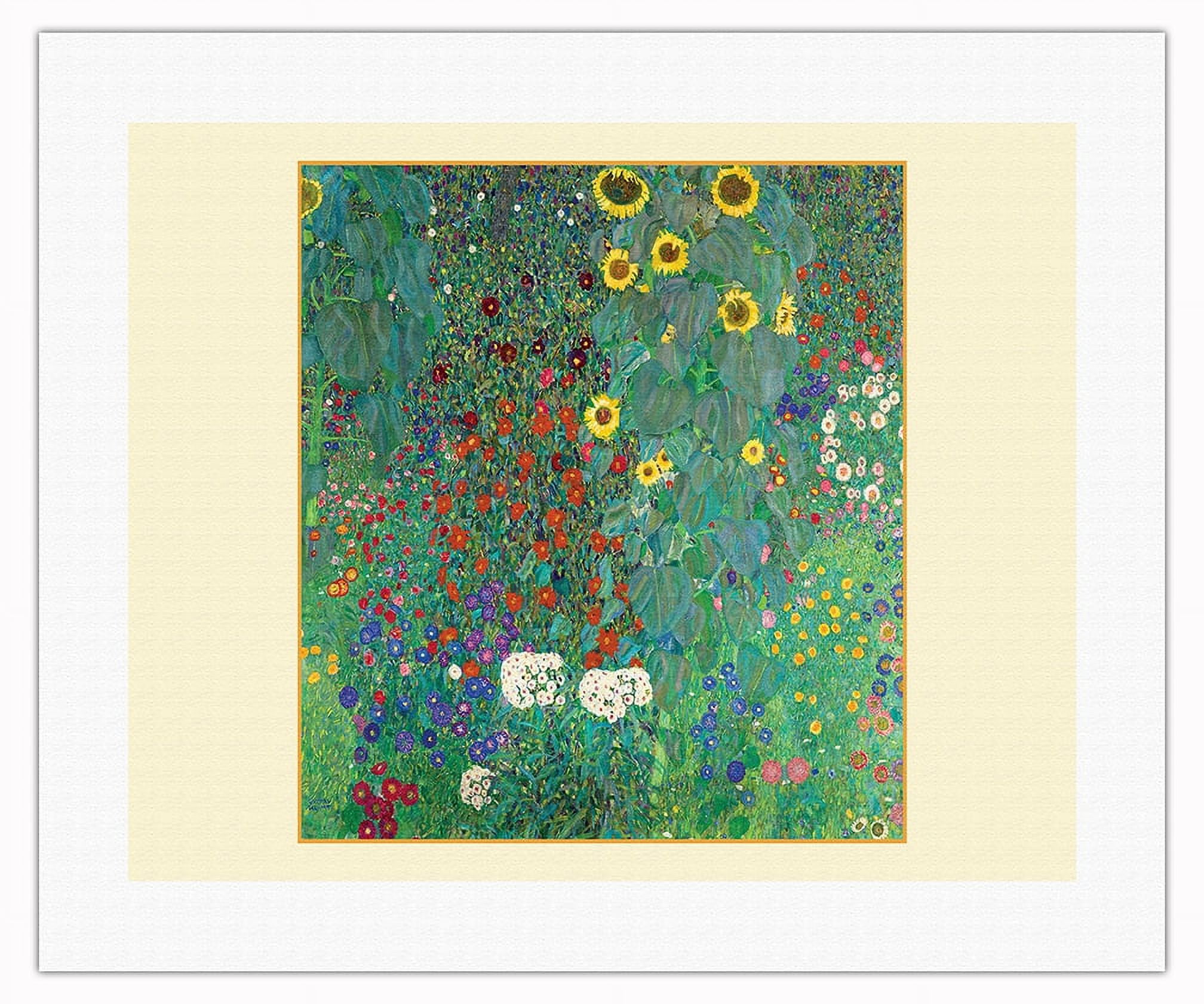 Farm Garden with Sunflowers - Vintage Post Impressionism by Gustav ...