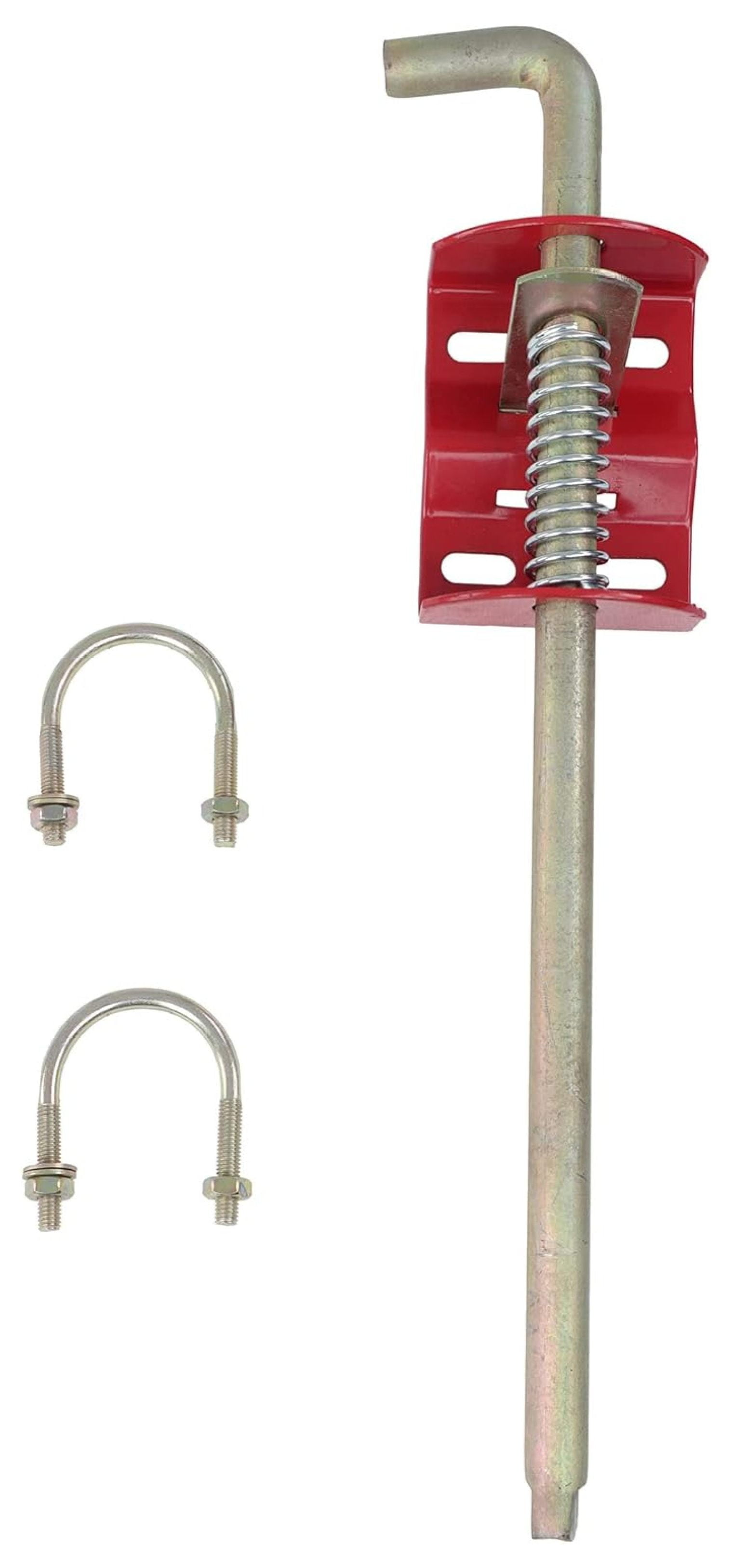 Farm Gate Anchor Cane Bolt 18in - Farming Livestock Spring-Loaded Fence ...