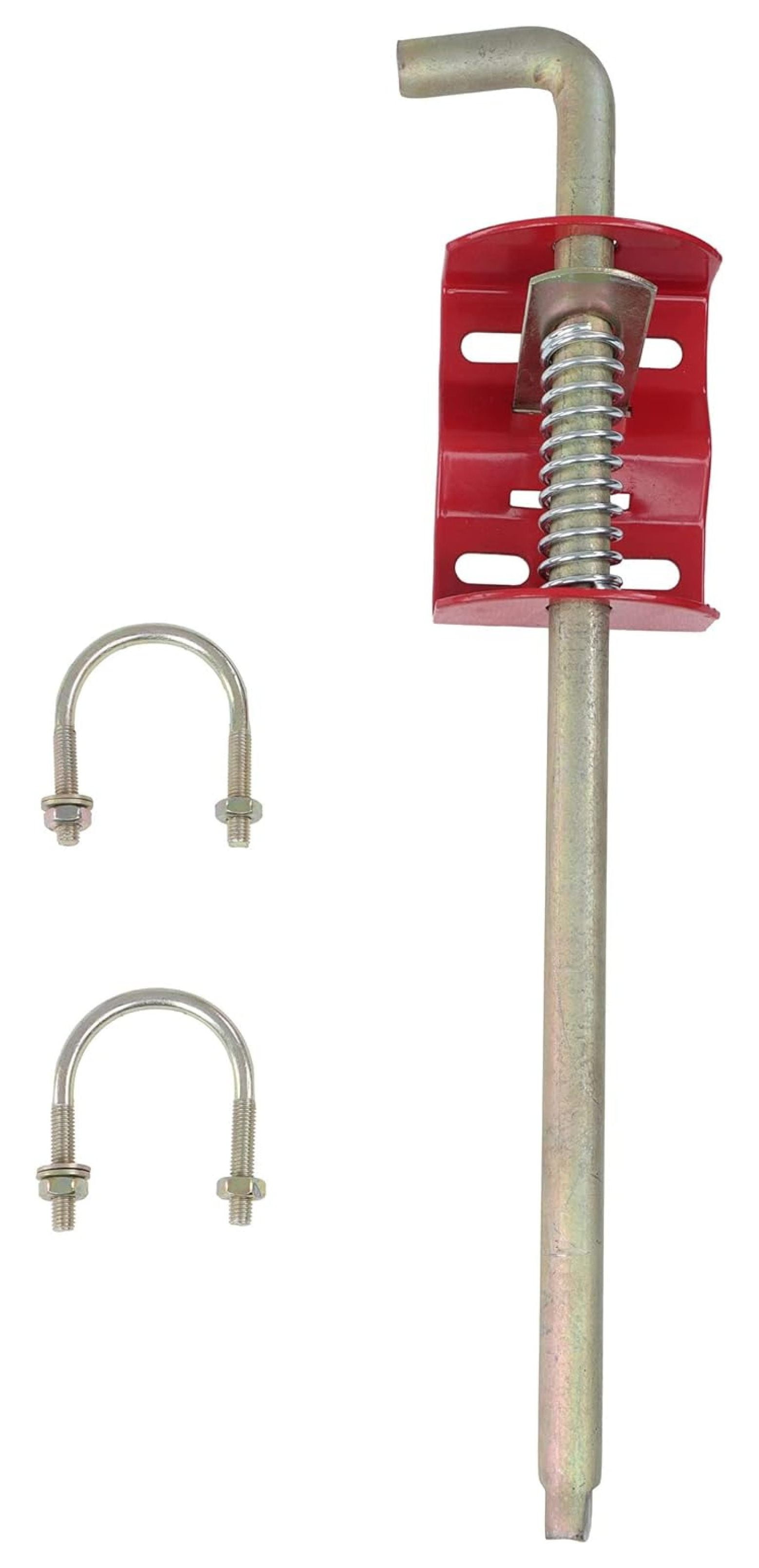 Farm Gate Anchor Cane Bolt 18in - Farming Livestock Spring-Loaded Fence ...