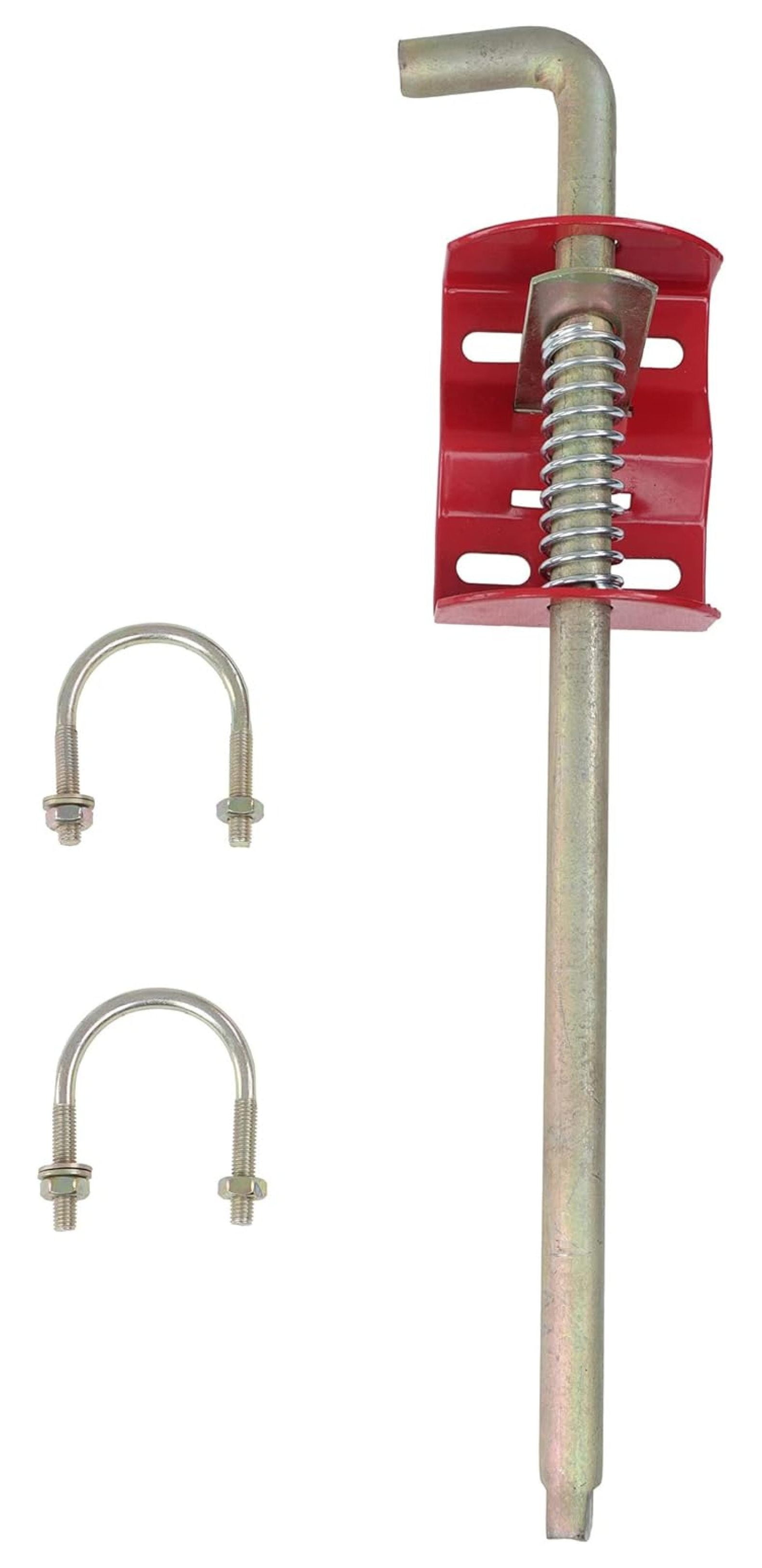 Farm Gate Anchor Cane Bolt 18in - Farming Livestock Spring-Loaded Fence ...