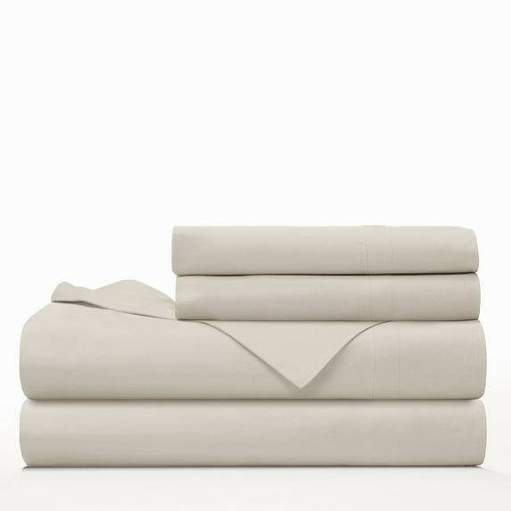 Farm to Home Dreamy Organic Cotton Sheet Set, 300 Thread Count Sateen ...