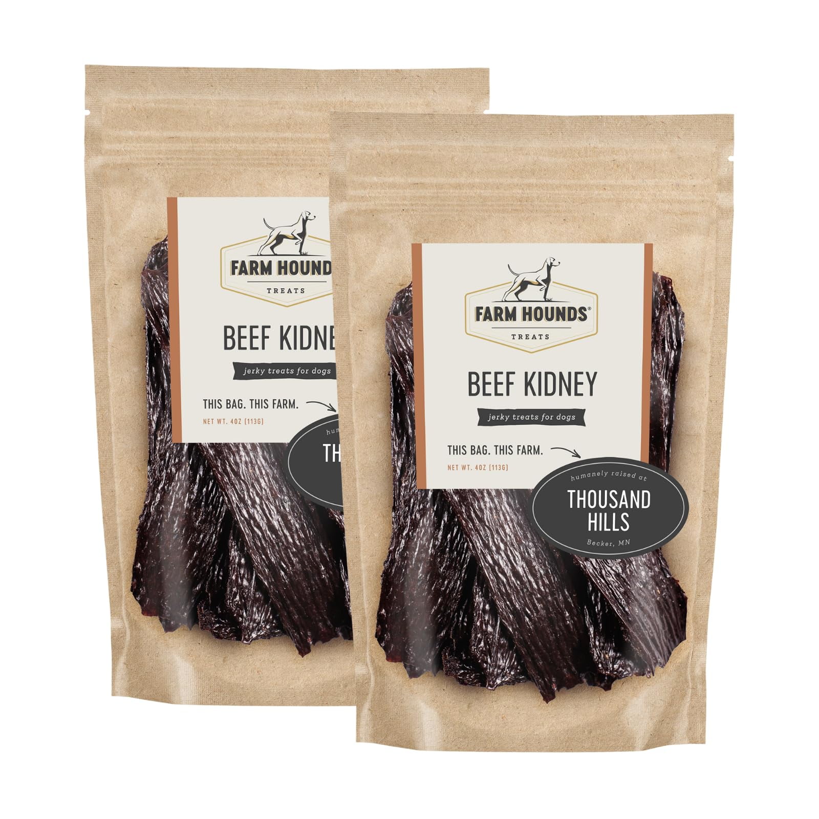 Farm Hounds - Beef AIF4 Kidney - Premium Natural Beef Kidney Dogs ...