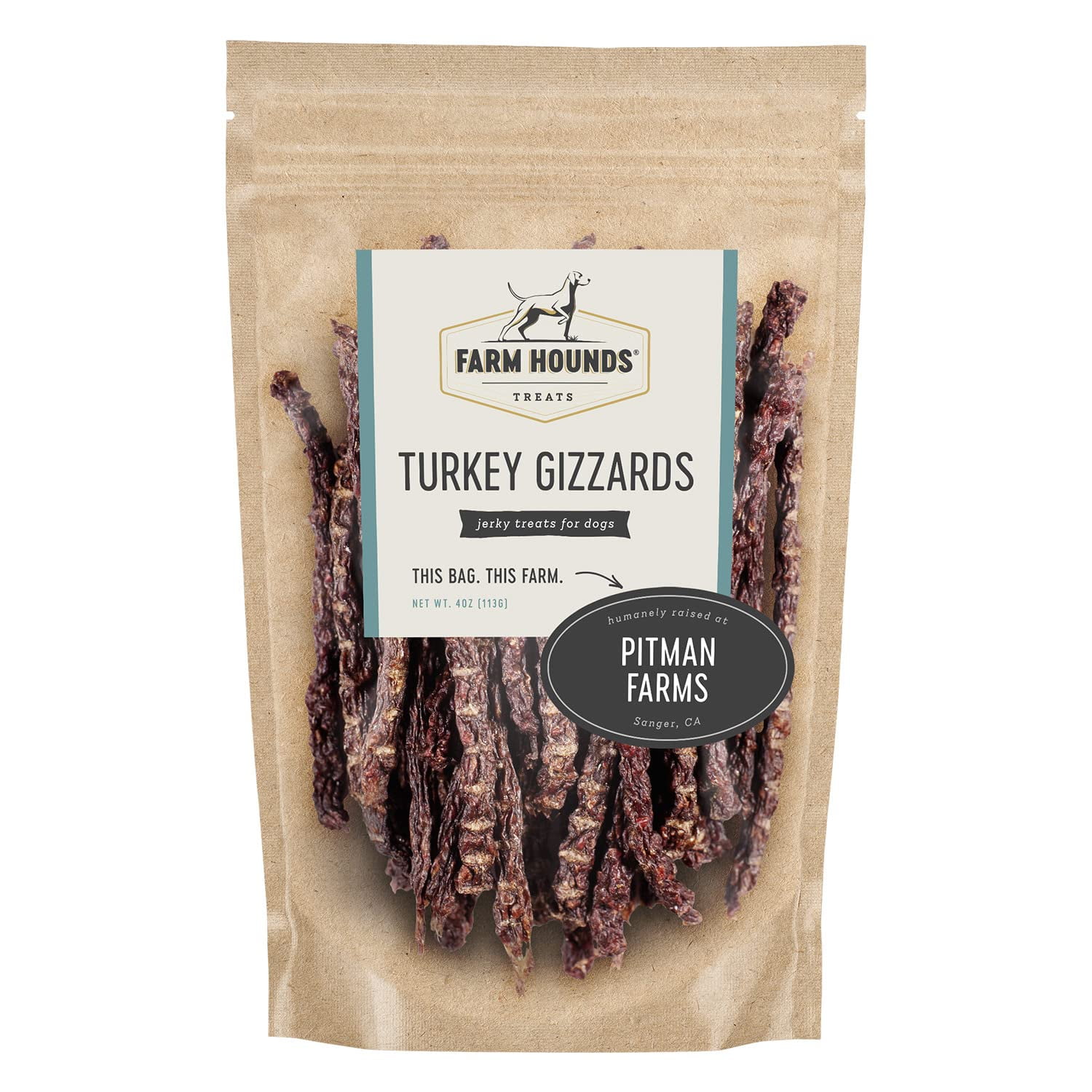 Farm Hounds - Turkey Gizzards HYZ01 - Premium Natural Turkey Dogs ...