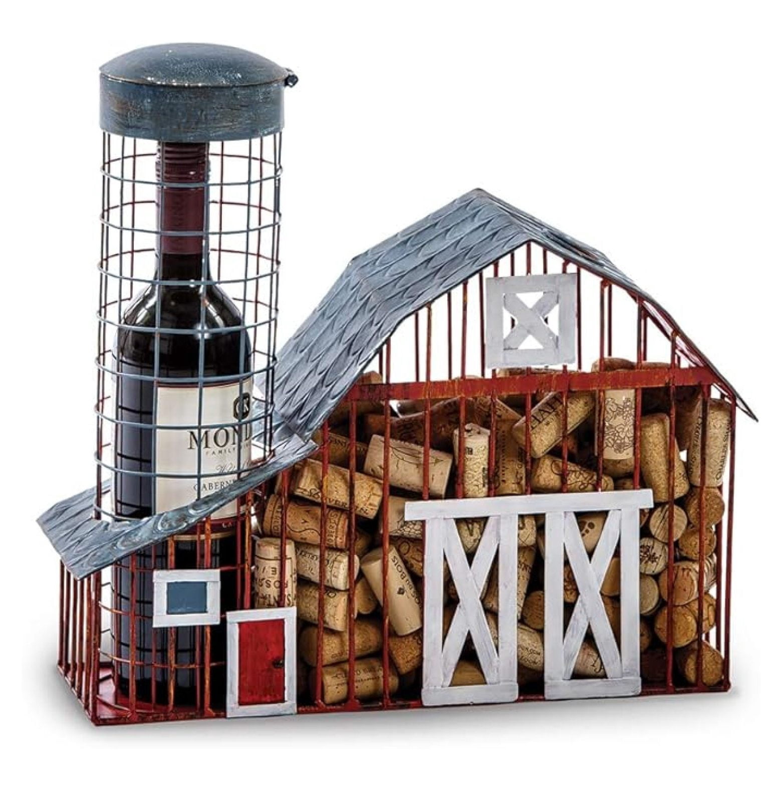 Farm House Barn Design Cork Caddy Wine Cork holder Displays And Stores ...