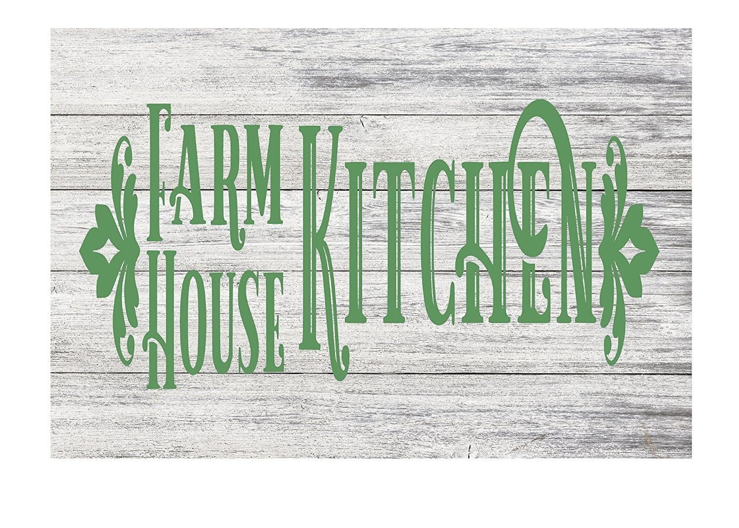 Farm House Kitchen Farmhouse Style Rustic Metal Kitchen Home Decor Wall ...