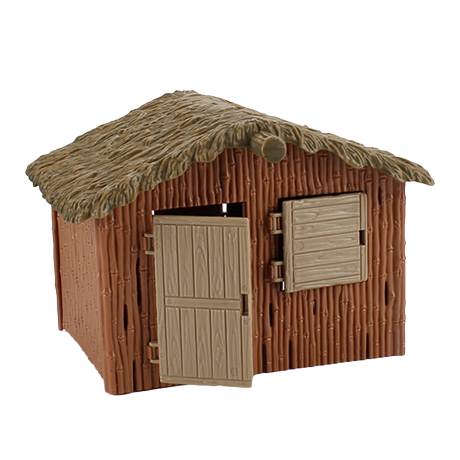 Farm House Model DIY Assembly Children Gift Plastic Farm Hut House ...